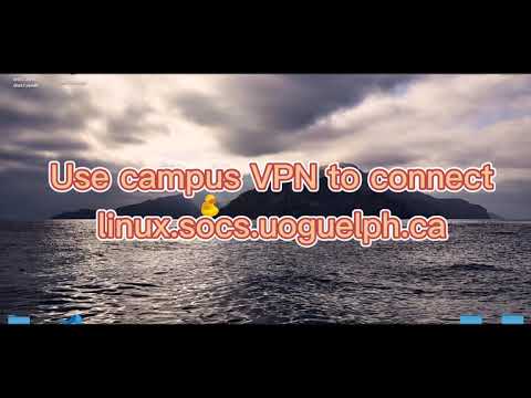 Using Campus VPN to Remotely Connect to SOCS Linux Server