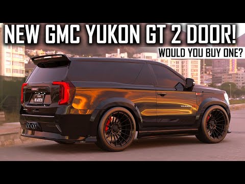 Modern GMC Yukon GT Packs Lambo Doors and Front-Hinged Engine Hood CGI ...