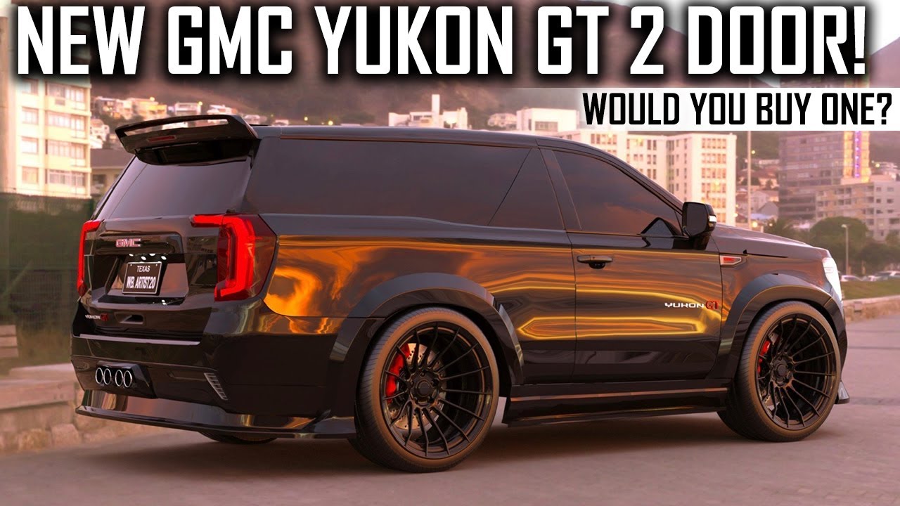 Modern GMC Yukon GT Packs Lambo Doors and Front-Hinged Engine Hood CGI ...