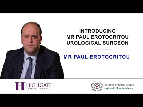 Introducing Mr Paul Erotocritou - Urological Surgeon