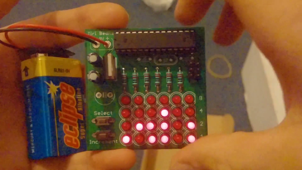 Binary Clock project [board by PCBway]