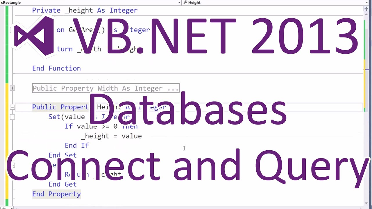 VB.NET 2013: Databases - Connecting, Retrieving and Inserting Data (Part 2/5)