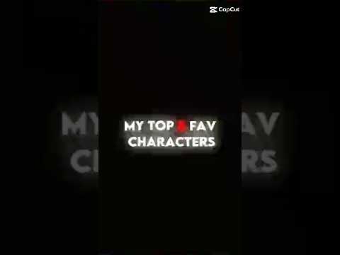 MY TOP 8 FAVORITE CHARACTERS???? @aynalee. #sibling #fandom #aesthetic #fypシ #shorts