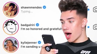 James Charles DM'd 15 Celebs For A Video And Shared Screenshots Of ...