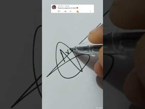 Avani name signature | ArTwarT #shorts