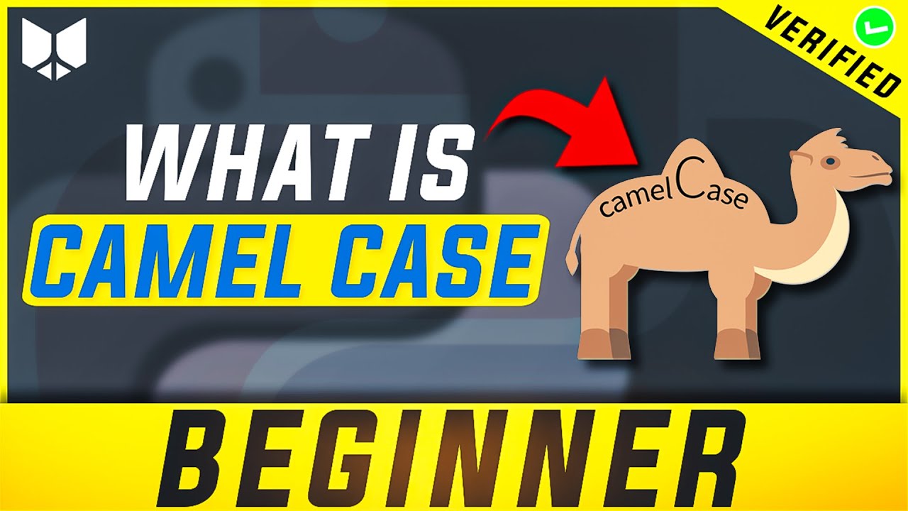 What is Camel Case and Upper Camel Case? 🐪