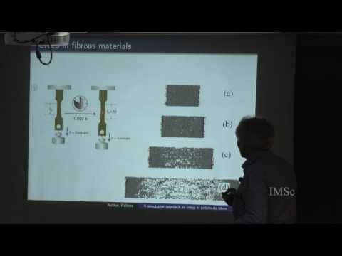 A simulation approach to creep in polymeric fibres