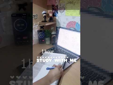 1 hr study with me β±οΈ#studymotivation #study #studywithme #1hourstudywithme #studentlife #examprep