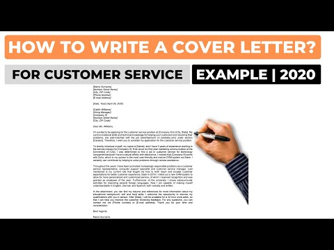 How To Write A Cover Letter For A Customer Service Job? | Example