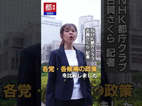 都議選2025 各党の物価高への対応は? | NHK | #shorts