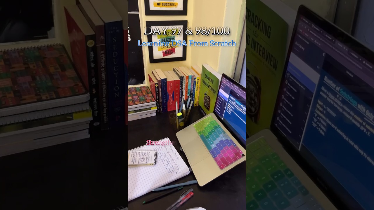 Day 98/100 Learning DSA in Java from Scratch | #100daysofcode #coding #studywithme #dsa #shorts