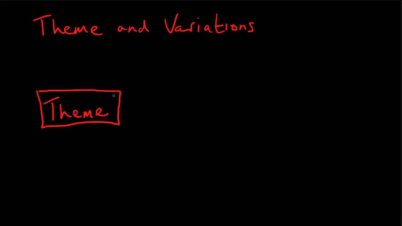 Theme and Variation Form