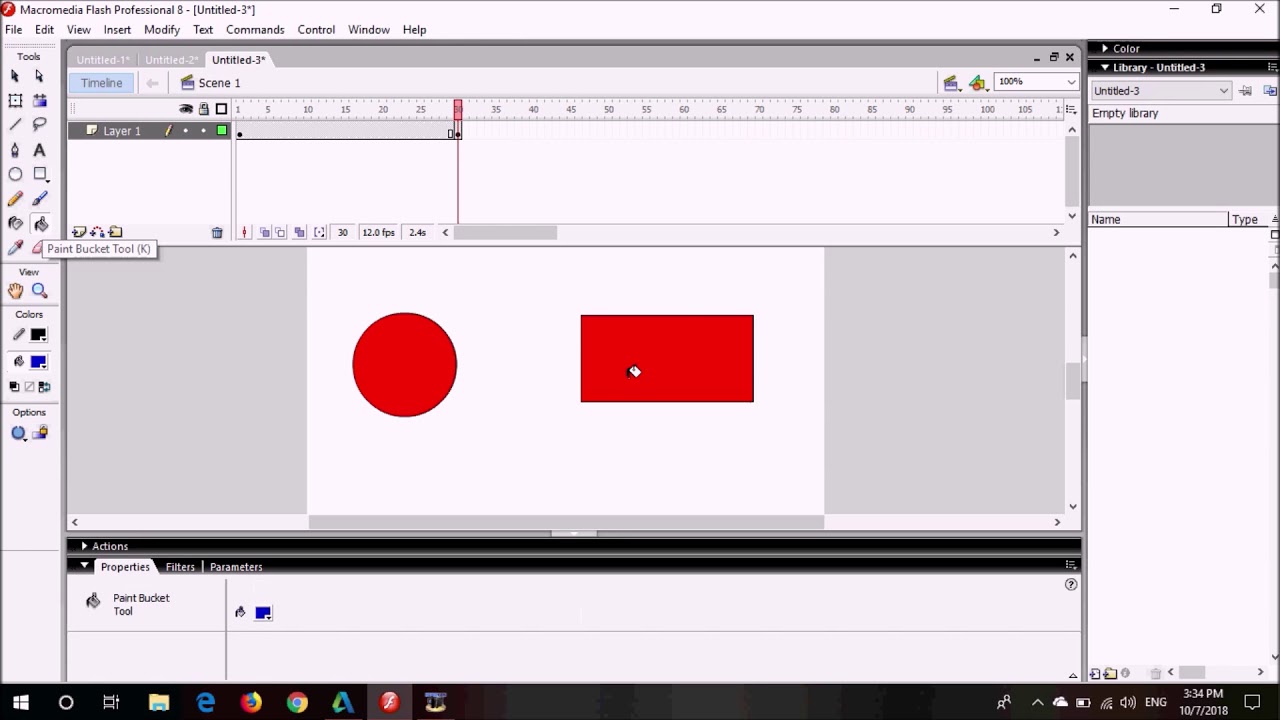 Shape Tweening Tutorial | Macromedia Flash 8