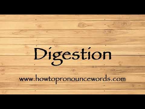 How To Pronounce Digestion ? How To say Digestion New Video