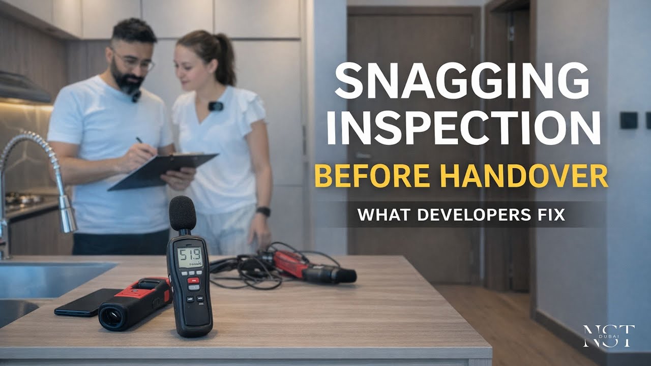 Dubai Property Snagging Explained: What Developers Must Fix Before Handover