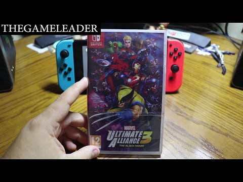 Marvel Ultimate Alliance 3: The Black Order (Nintendo Switch) - Unboxing + Intro Menu Gameplay