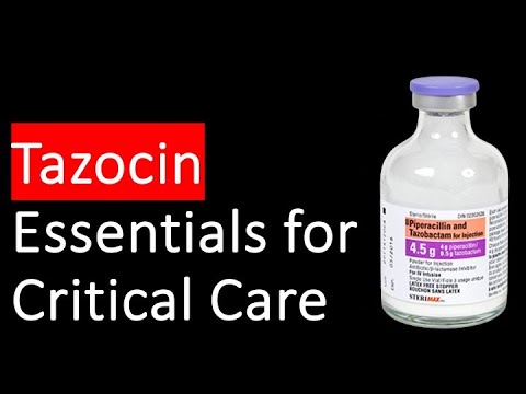 What you SHOULD know about TAZOCIN (Mechanism of action)
