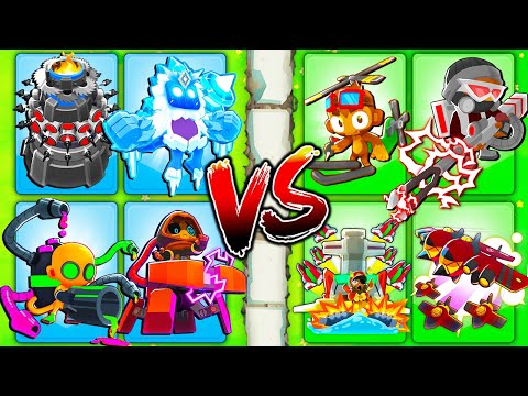Modded Primary vs Military paragons in BTD 6!