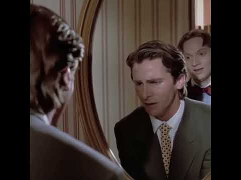 patrick Bateman washing hands meme template #memetemplate