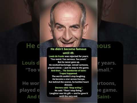 Louis de Funès: Too Late for Fame, Too Great to Forget