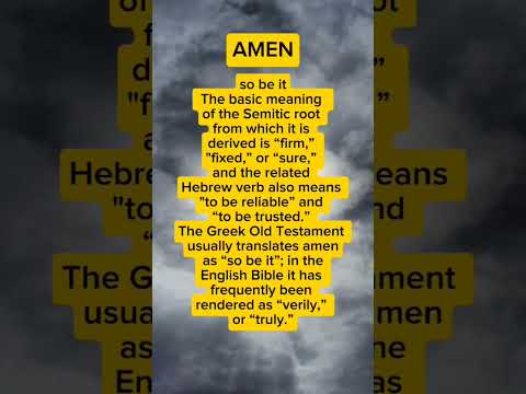 ALPHA AND OMEGA | MEANING - so be it - Amen biblical meaning