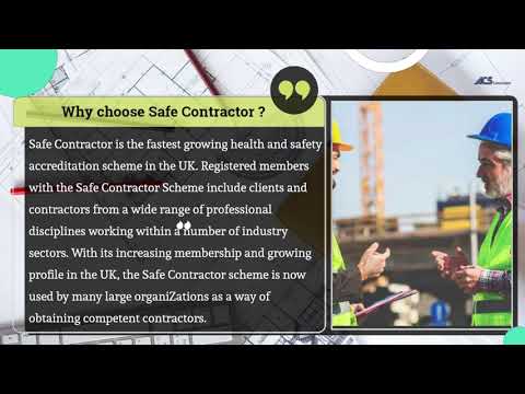 Safe Contractor Scheme by ACS Consultants.
