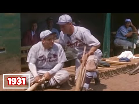 1931 St. Louis Cardinals Footage ⭐️ [In 4K Color, Audio Enhanced]
