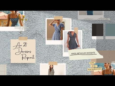 Women Dresses AW21/22 Trend Report | Stylumia Fashion Trend Reports