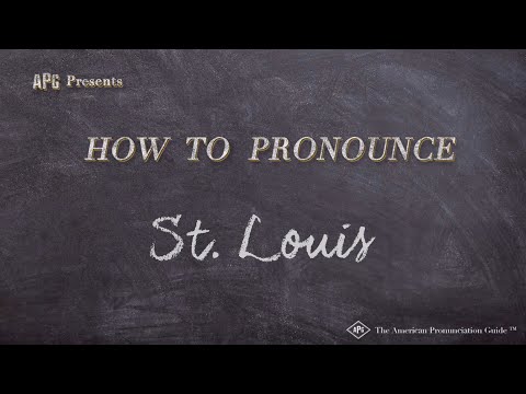 How to Pronounce St. Louis (Real Life Examples!)