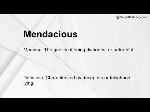 Mendacious Meaning