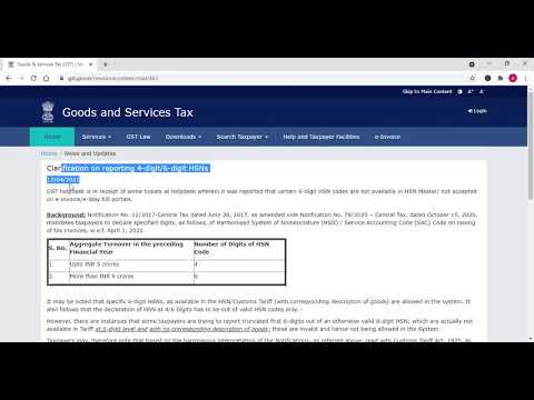 CBIC Clarification regarding 4 or 6 Digit HSN Code | Edukating | CA Arun Chhajer