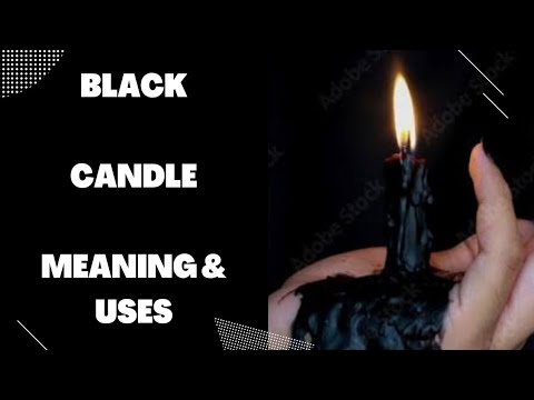 Black Candle Meaning and Uses (Spiritual Meaning, symbols, spells, rituals)