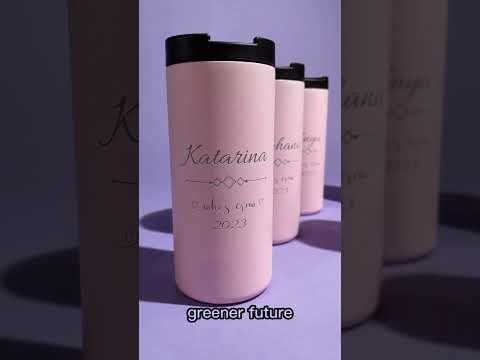 Say goodbye to boring bridesmaid gifts and hello to sustainable style! These personalized wedding t