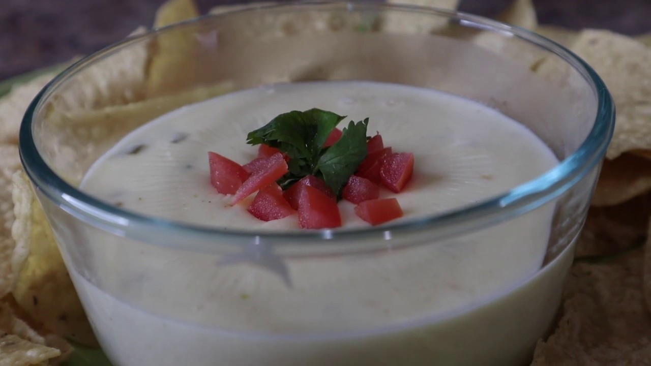 Quick and Easy Queso Blanco Dip Recipe- White Cheese Dip