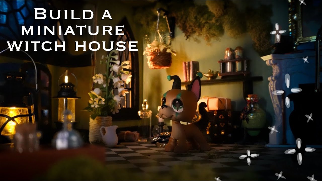 build a miniature witch house | for LPS, LOL Surprise, & Dolls