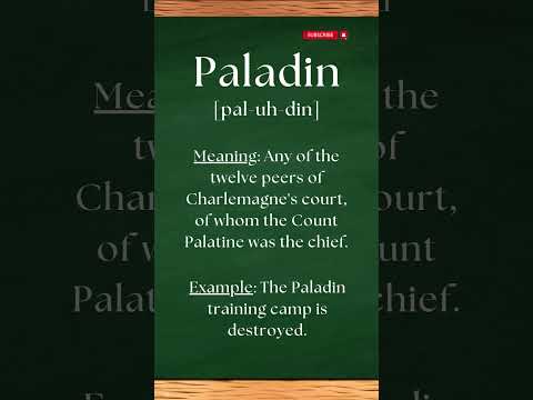 Pronounce PALADIN the right way #shorts #shortsvideo #pronunciation #english #Paladin #viral