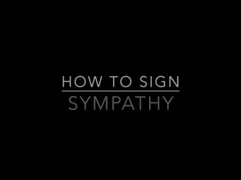 Learn How to Sign the Word Sympathy