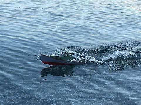 Splashed Lobster Boat