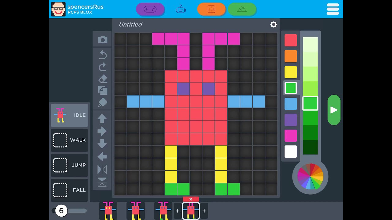 Animate Your Bloxels Character