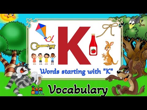 Words with K, Kids Learning Video, Learn with Toon poor, Kids Educational Video