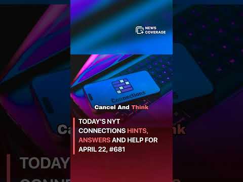 Today's NYT Connections Hints, Answers and Help for April 22, #681 #entertainment #entertainmentnews