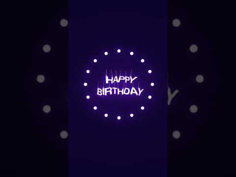 HAPPY BIRTHDAY STATUS ????????||BLACK SCREENWHATSAPP STATUS VIDEO #short#happybirthday#status#shorts#love