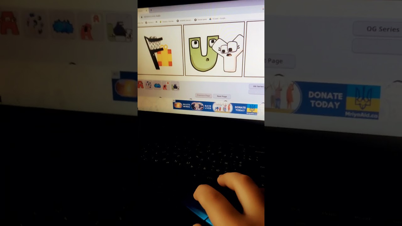 Худший день рождения от f alphabet lore в comic studio