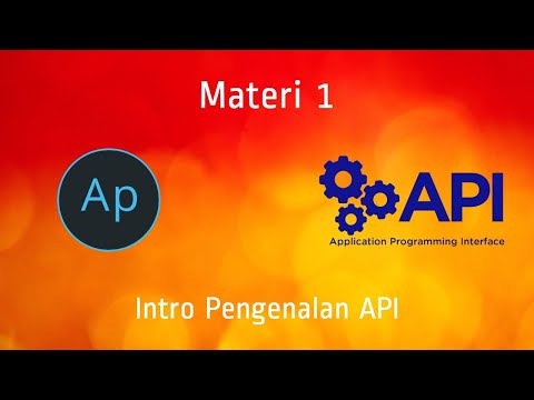 Intro pengenalan API (Application programming Interface)