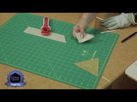 Quilting Quickly: Triangle Time - a Lap Quilt with Style!