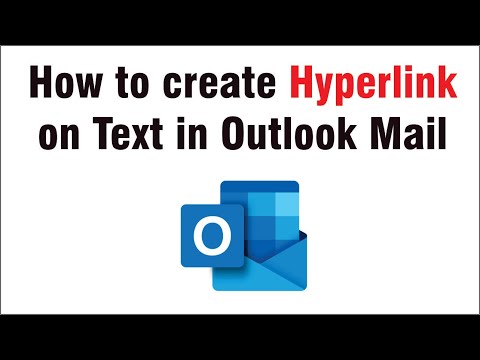 How to create hyperlink on Text in Outlook Mail