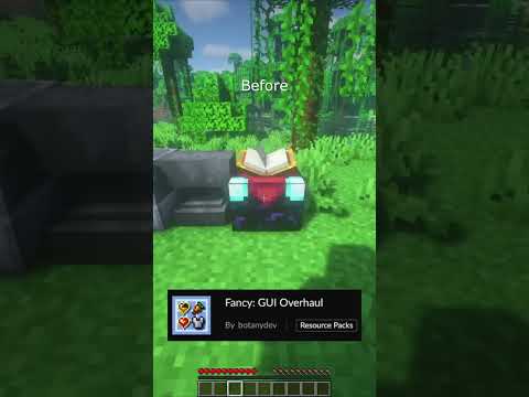 Fancy gui Overhaul | Minecraft Resource Pack