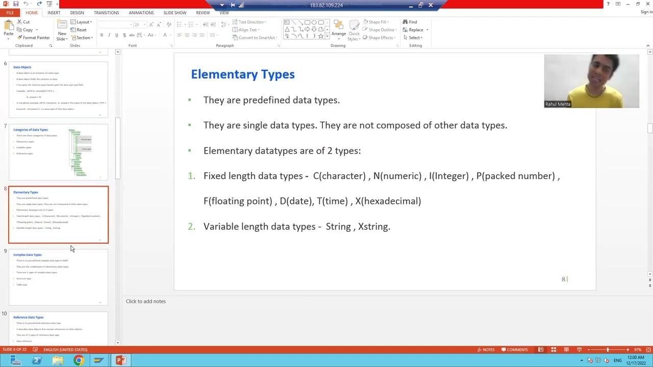 7 - ABAP Programming - Data Types and Data Objects Part3