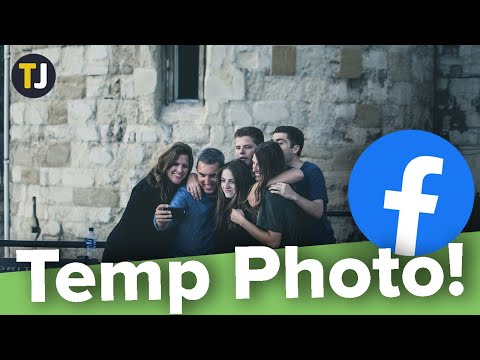 How to Set a TEMPORARY Profile Picture on Facebook!