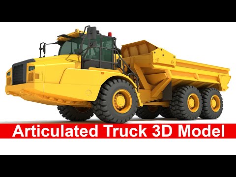 Articulated Truck 3D Models